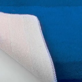 Spirella BALANCE koupelnová WC předložka 55 x 55 cm modrá / polyester
