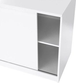 FALCO Komoda Simplicity 207 bílý lesk