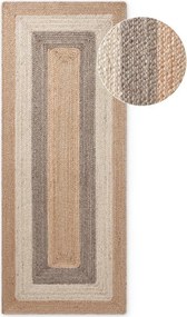 Oboustranný/ručně tkaný jutový běhoun 80x200 cm Juno – Hanse Home