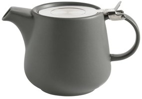 Tmavě šedá porcelánová čajová konvice se sítkem Maxwell &amp; Williams Tint, 600 ml