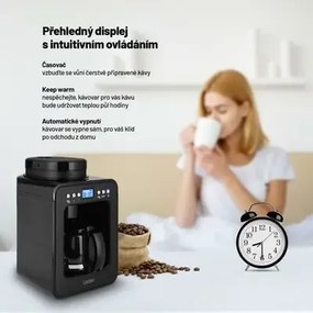 Lauben GrindDrip Coffee Maker 600BB černá / Překapávač na kávu / 600 W