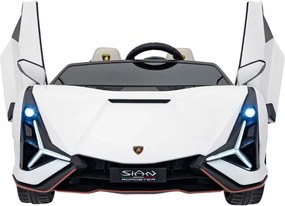 Elektrické autíčko Lamborghini SIAN bílé