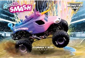 EUROGRAPHICS Puzzle Sparkle Smash Monster Jam ve svačinovém boxu / 100