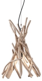 Závěsné svítidlo Ideal lux 129600 DRIFTWOOD SP1 1xE27 60W dřevo Závěsná svítidla