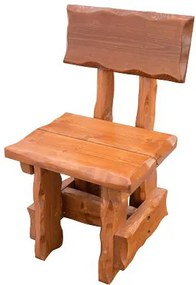 Drewmax MO265 židle - Zahradní židle ze smrkového dřeva, lakovaná 55x53x94cm - Týk lak
