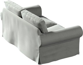 Potah na pohovku IKEA  Ektorp 2-místná, rozkládací, STARÝ MODEL barva šedá látka lesklé, sametová