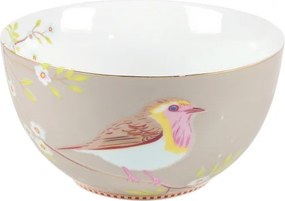 Pip Studio Floral miska Early Bird khaki 15cm