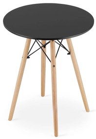 Černý jídelní stůl OSLO 60x60