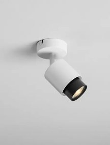 Bílá designová stropní svítilna Ison