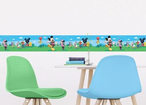 Dětská samolepící bordura na zeď Disney Klubík Mickeyho Mouse | 5 m x 13.8 cm | DWBD8069