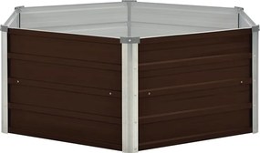 vidaXL Zahradní vyvýšený záhon 129 x 45 cm pozinkovaná ocel [45710] Barva: antracitová
