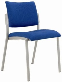 Jednací židle EMPIRE 64 s šedým plastem čalouněná - nosnost 130 kg - výběr barevného provedení - 3D820