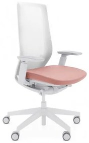 profim Kancelářská židle AccisPro 150SFL / 151SFL Hlavová opěrka bez hlavové opěrky GALERIE - Čalounění profim kůže 5 / KŮŽE - S HODNOTY čalounění a síťoviny LD seating 2021 RU60061 - bílá síťovina
