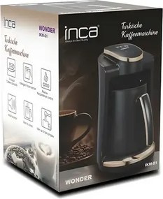 INCA Wonder IKM-01 černá, zlatá / Turecká kávovarka / Touch Control /