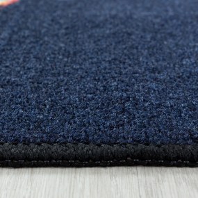Ayyildiz, Dětský kusový koberec Play 2910 navy, 100x150, modrá, dětský pokoj
