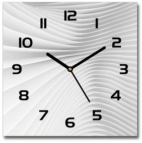 Wallmuralia Skleněné hodiny čtverec Abstrakce linie 30x30 cm