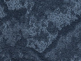 Zátěžový koberec Marble Fusion 77 - modrý - 4m