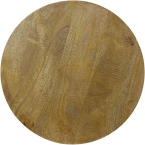 Kulatý dřevěný bistro stolek Bicaba - Ø50*55 cm