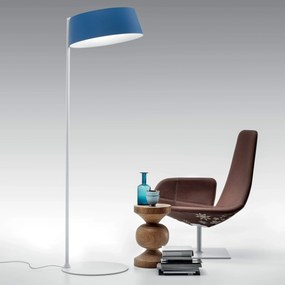 Stilnovo 8100 Oxygen_FL2, azurová stojací lampa se stmívačem, 36W LED 3000K, výška 194cm