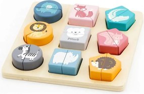 Dřevěná Vkládací puzzle Viga Zoo
