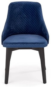 Jídelní židle Toledo 3, modrá / černá