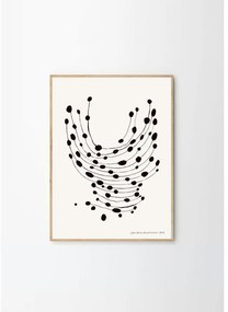 Plakát 30x40 cm Dancing Dots – Leise Dich Abrahamsen – The Poster Club