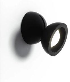 Axolight Dodot, černé designové svítidlo, 17,5W LED 2700K 48° stmívatelný, prům. 12,4cm