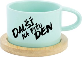 DALŠÍ NA PIČU DEN - mint hrníček makronka 200 ml