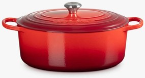Le Creuset Signature - Pekáč oválný s poklicí, objem 8,9 l, cerise 21178350602430