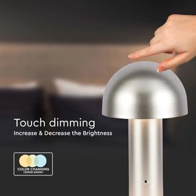 LED Solution Zlatá LED stolní nabíjecí lampa 250mm 3W 7937