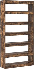 Knihovna 6 úrovní 100 x 30 x 198 cm Kompozitní dřevo 3333928