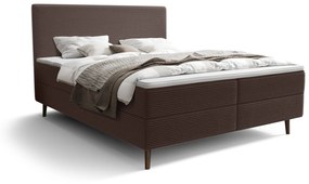 Manželská postel 140 cm Napoli Comfort (hnědá) (s roštem, s úl. prostorem). 1082523