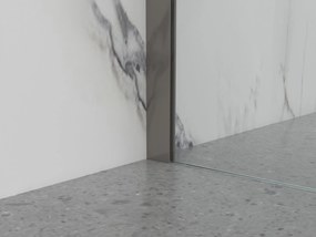 Erga Paris, sprchová zástěna Walk-In 30x200 cm, 8mm čiré sklo, grafitový profil, ERG-V02-PARIS-030x200-CL-GG