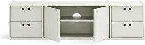 Krémový TV stolek 157x42x40 cm Wally – Teulat