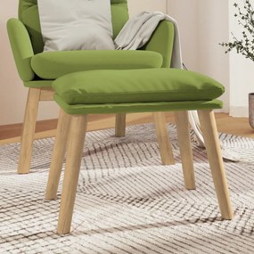 Podnožka světle zelená 45x29,5x35 cm samet 341438