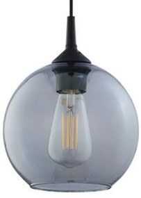 TK LIGHTING Lustr - CUBUS 6081, Ø 18 cm, 230V/15W/1xE27, grafit/černá