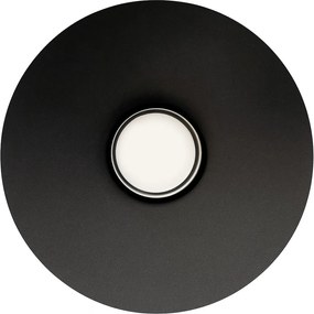 Nástěnné svítidlo Capital, 1x černé kovové stínítko, (fi 21cm), b