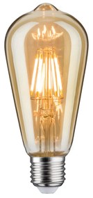 Paulmann 28717 LED žárovka, 6,5W E27 2500K zlatá, výška 14cm