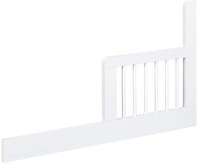 Bílá zábrana do postýlky TULCO 60 x 120 cm