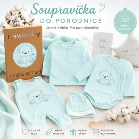 Bellatex Kojenecká soupravička do porodnice Sweet Bear modrá