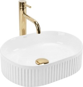 Keramické umyvadlo na desku REA VANDA 40 MINI, bílé