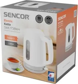SENCOR SWK 1738WH bílá / Rychlovarná konvice / 2200W / 1.7L
