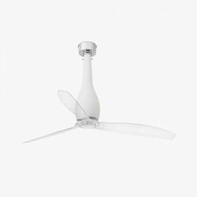 FARO 32001 ETERFAN, bílá/transparentní, stropní ventilátor s DC motorem - FARO