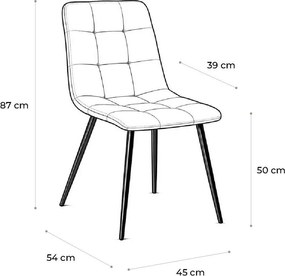 Jídelní set Laconi 4+1, přírodní dřevo / zelená