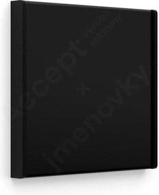 ACCEPT Dveřní tabulka ACS 93 x 93 mm - černá tabulka