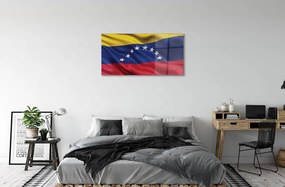Obraz na skle vlajka Venezuely 140x70 cm