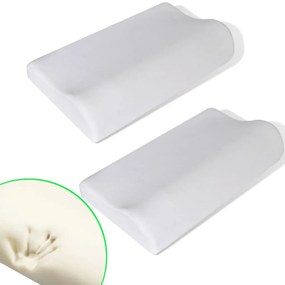 Ortopedické polštáře z paměťové pěny 2 ks 241226