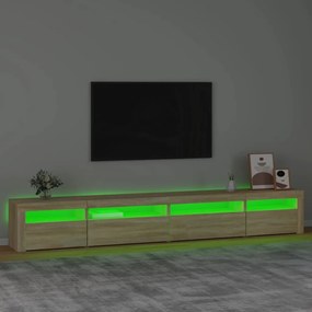 TV skříňka s LED osvětlením dub sonoma 270 x 35 x 40 cm 3152748