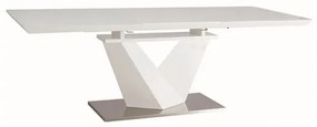 Jídelní stůl Alarasi III 160 x 90 cm / Bílá