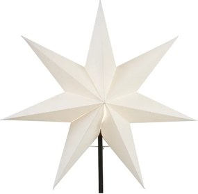 Star Trading, Stolní lampa hvězda FROZEN | bílá, černá